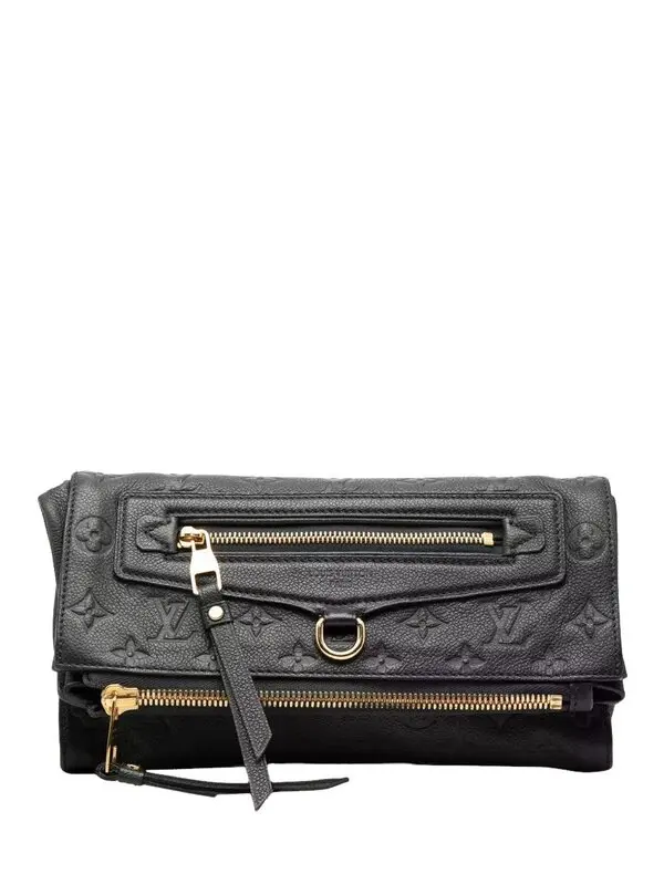 LOUIS VUITTON Monogram Empreinte Clutch Bag - Blue