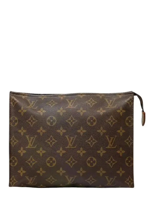 LOUIS VUITTON Monogram Toiletry Pouch 26 Clutch Bag - Brown
