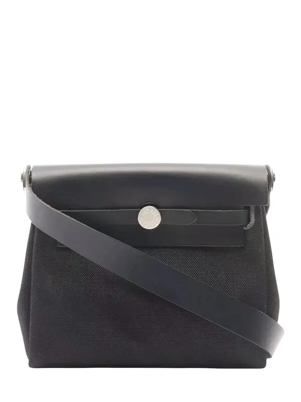 Hermès Herbag Zip 20 Crossbody Bag - Black