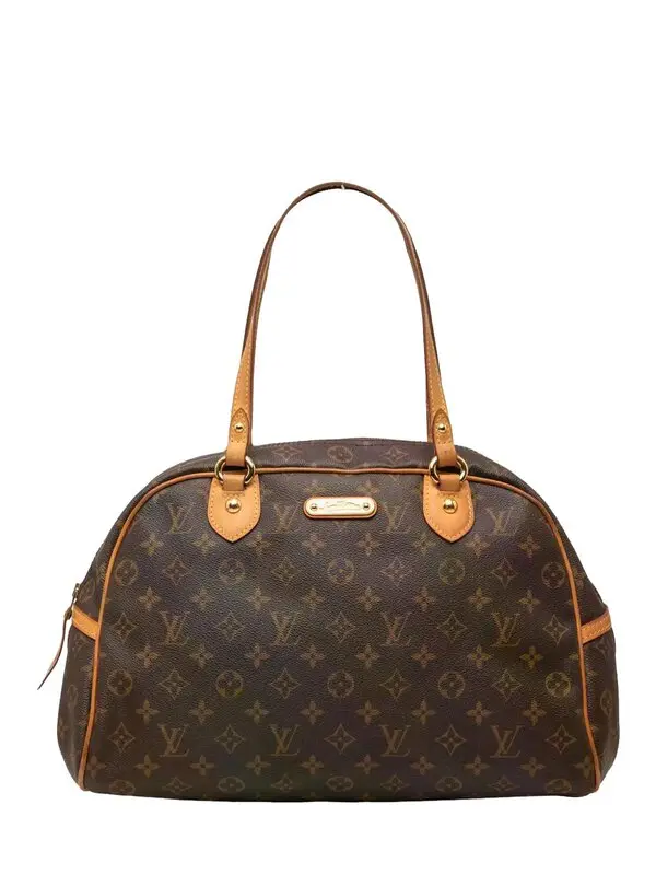 LOUIS VUITTON Monogram Montorgueil Gm Shoulder Bag - Brown