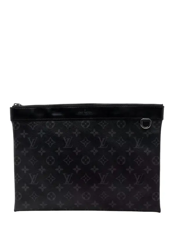 LOUIS VUITTON Monogram Eclipse Discovery Pochette Gm - Black