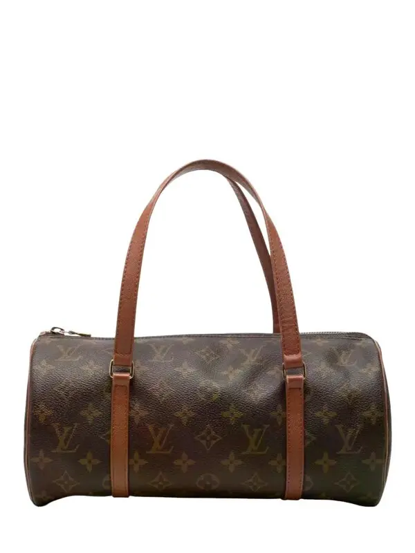 LOUIS VUITTON Monogram Papillon 30 Handbag - Brown