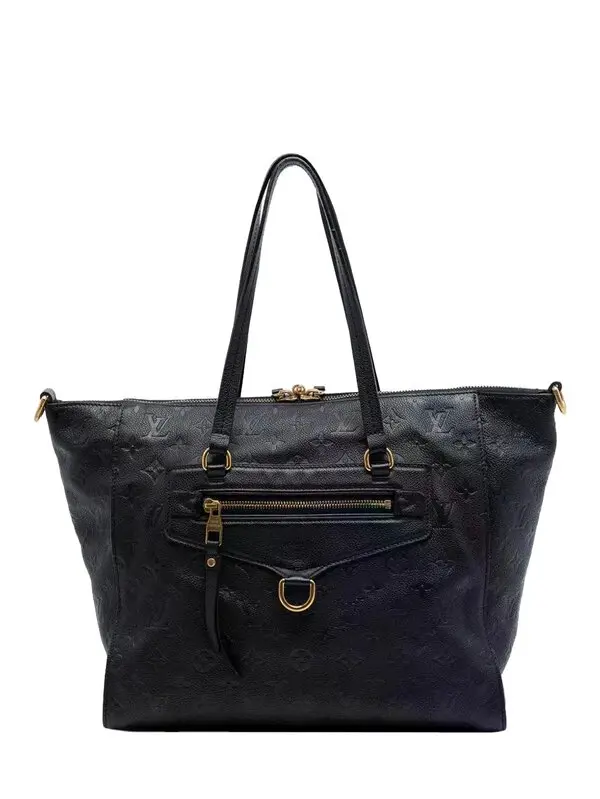 LOUIS VUITTON Monogram Empreinte Lumineuse Pm Satchel - Blue