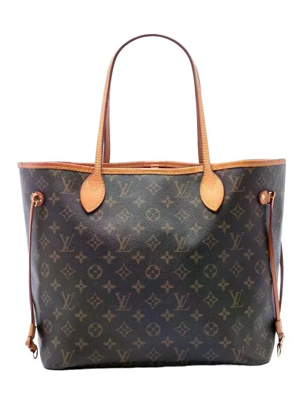 LOUIS VUITTON Monogram Neverfull Mm Tote Bag - Brown