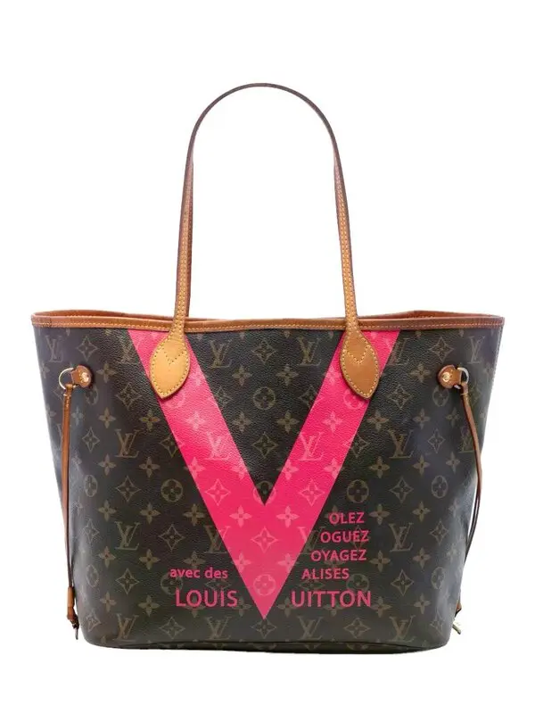 LOUIS VUITTON Limited Edition Monogram Grenade V Neverfull Mm Tote Bag - Brown