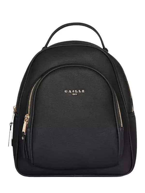 GAËLLE PARIS Gaelle Grained Backpack - Black