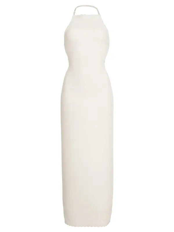 Jacquemus Agave Cotton-blend Maxi Dress - White