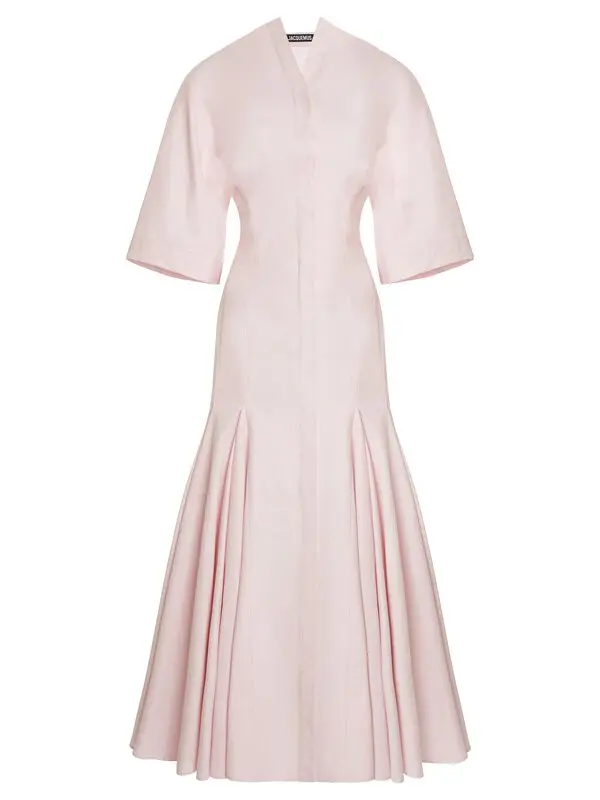 Jacquemus The Moisson Cotton Dress - Pink