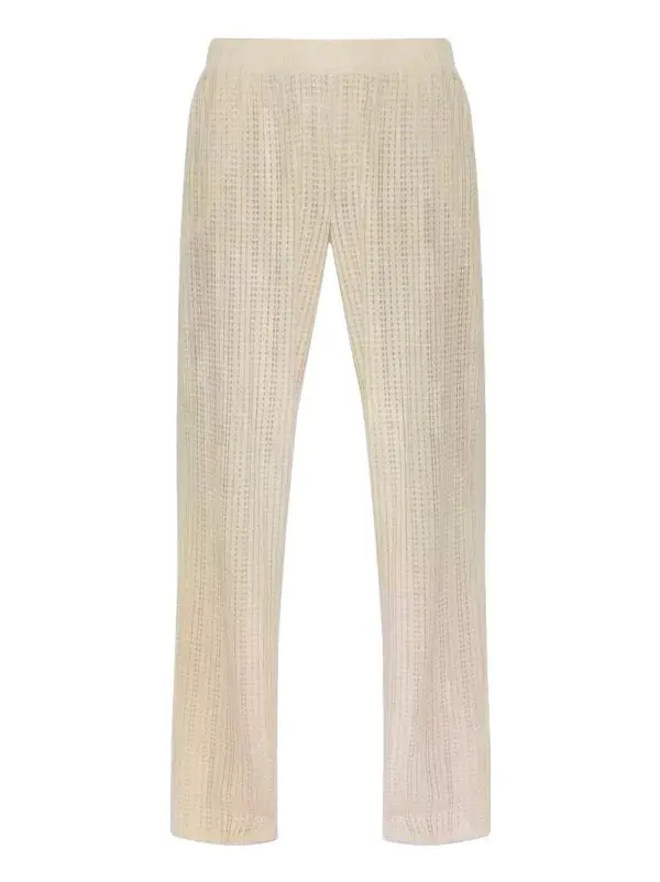 Hanro Off-white Waffle Knit Trousers - Neutrals
