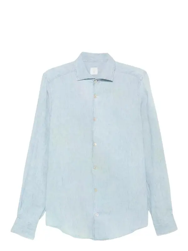 Eleventy Long-sleeve Shirt - Blue