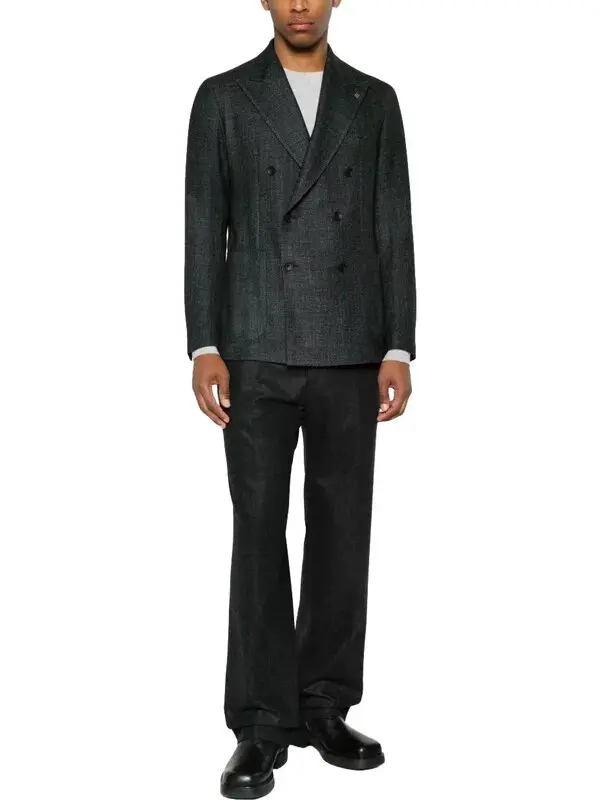 Tagliatore Double-breasted Blazer - Blue