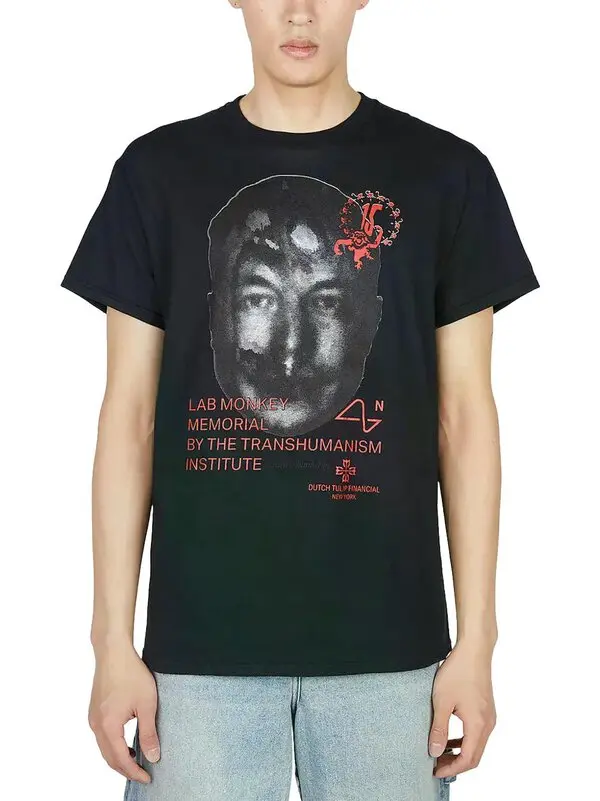 DTF.NYC 15 Monkeys Graphic-print T-shirt - Black