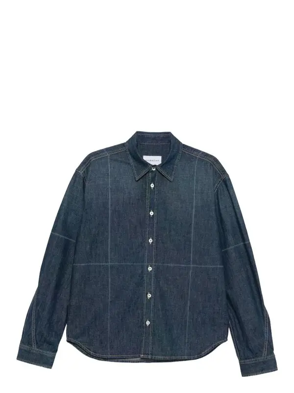 Givenchy Long-sleeve Denim Shirt - Blue