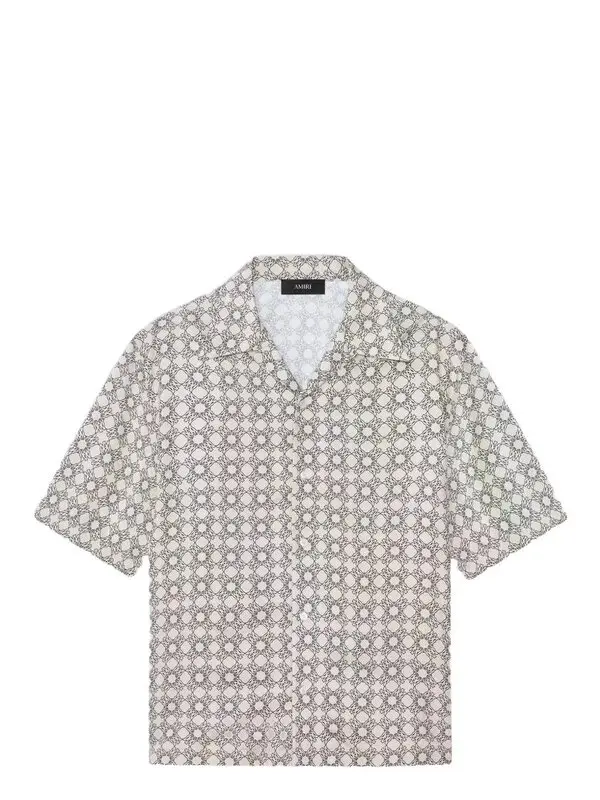 Amiri Ma Quad Camp Shirt - Neutrals
