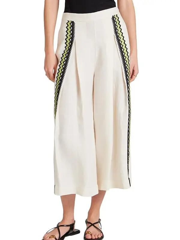 TEMPERLEY LONDON Avalon Wide Leg Trousers - Ivory
