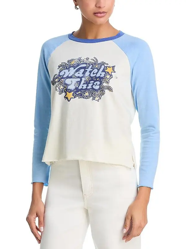 MOTHER The Vintage Sporty Concert Tee - Watch This