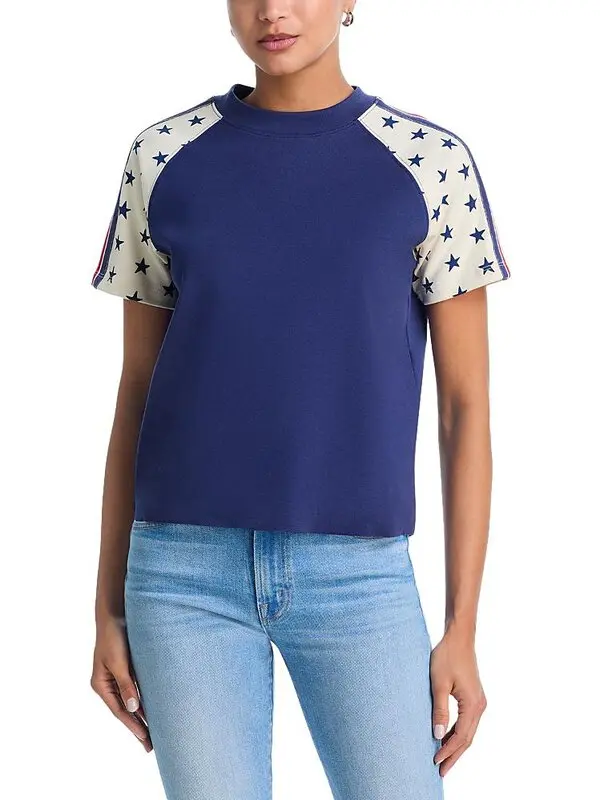 MOTHER The Short Sleeve Concert Racer Tee - Patriot Blue