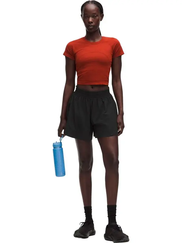 Lululemon Shake It Out High-rise Running Shorts - Black