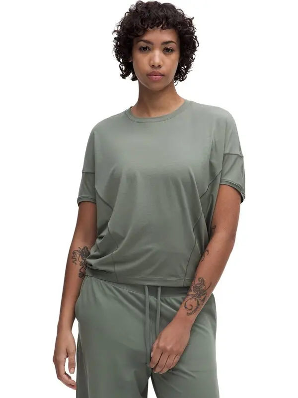 Lululemon Cotton-modal Dolman T-shirt - Willow Leaf