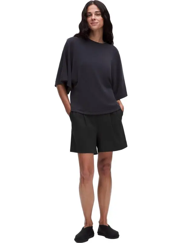 Lululemon Daydrift Pleated High-rise Short 5 - Black