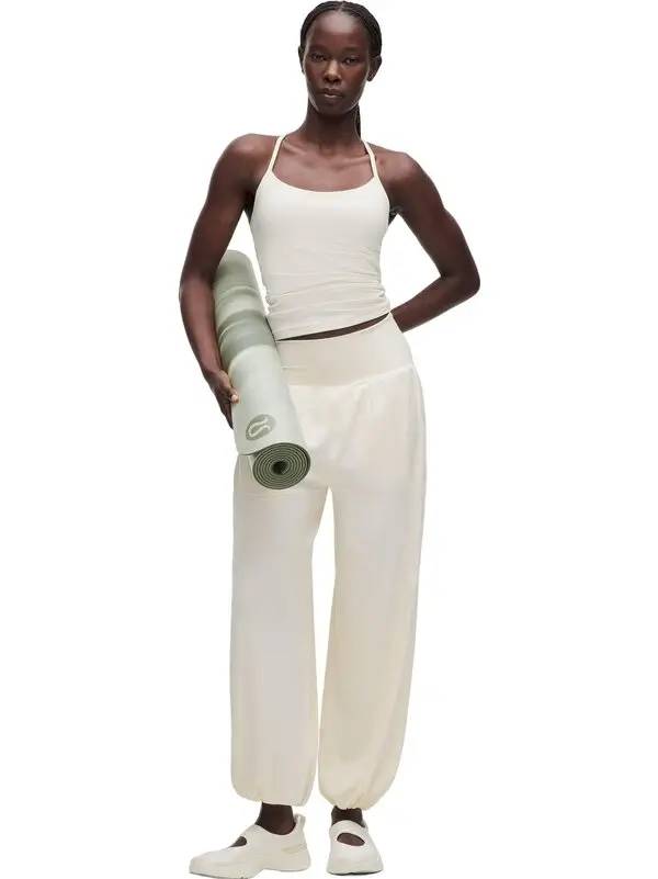 Lululemon Nulu Cinch-hem Drapey Pants - Coconut Ivory