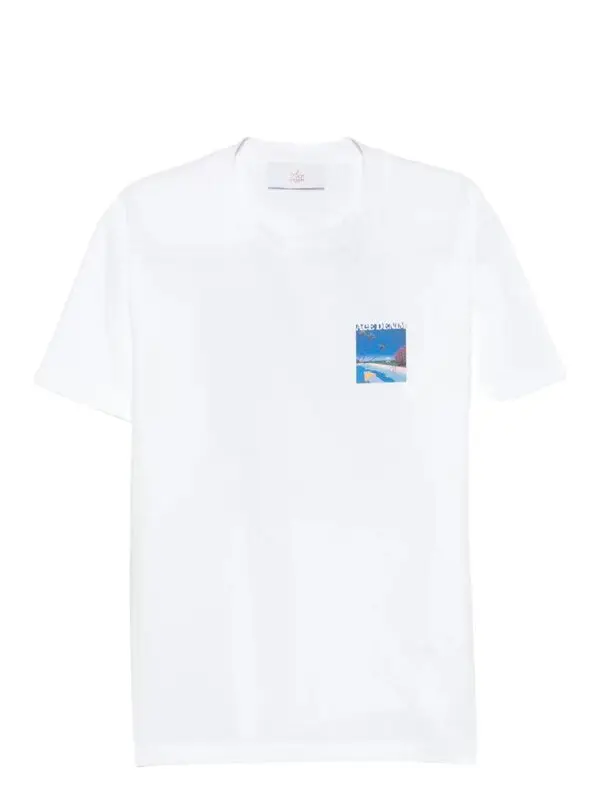 ACE DENIM PARIS Graphic-print T-shirt - White