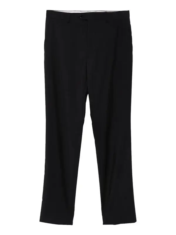 FURSAC Tailored Virgin Wool Blend Trousers - Blue