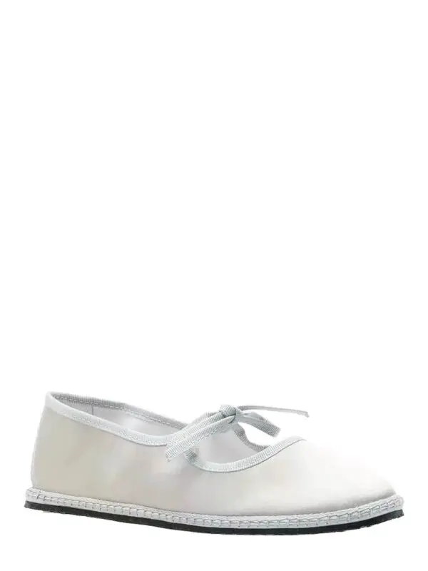 VIBI VENEZIA Brigitte Silk Ballet Flats - Grey