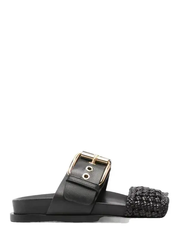 Agl Cristina Crochet Sandals - Black