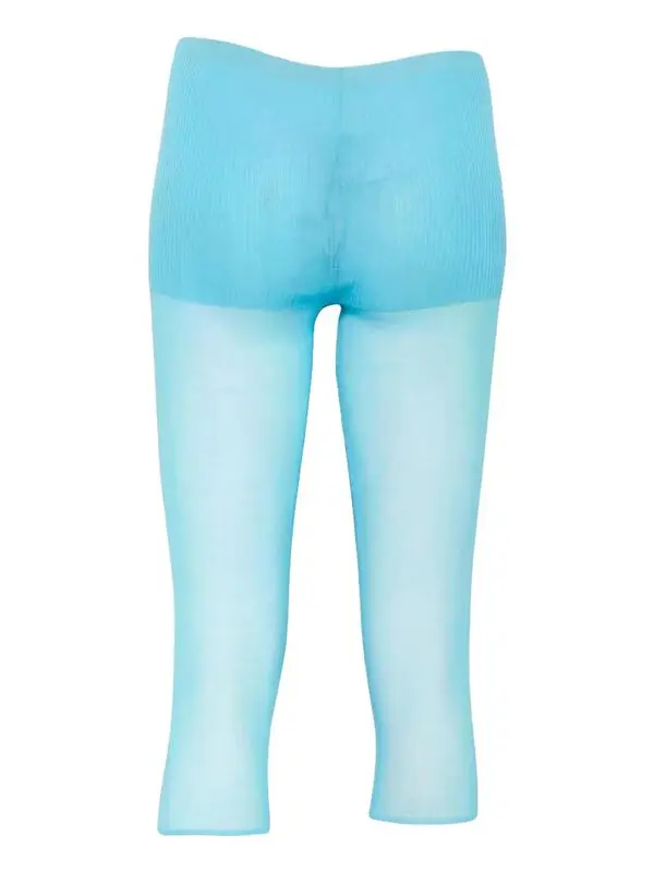 Paloma Wool Meleta Ribbed-knit Leggings - Blue