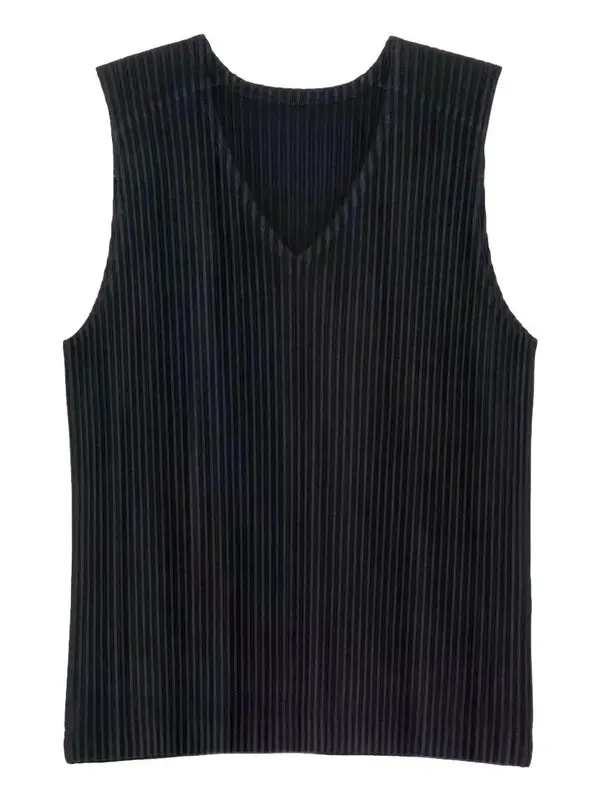 Issey Miyake Homme Plissé Pleated T-shirt - Blue