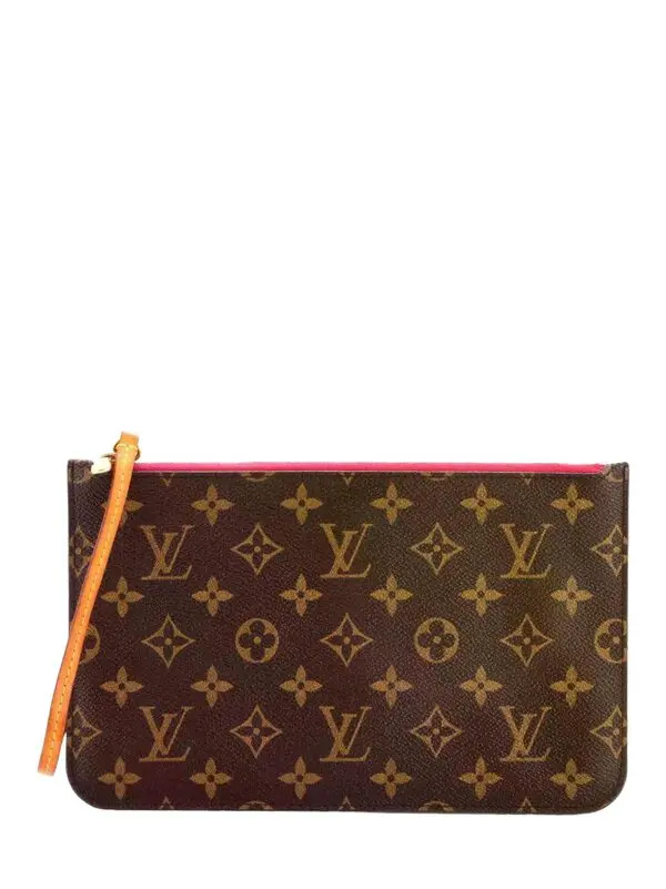 LOUIS VUITTON Monogram Canvas Pochette - Brown