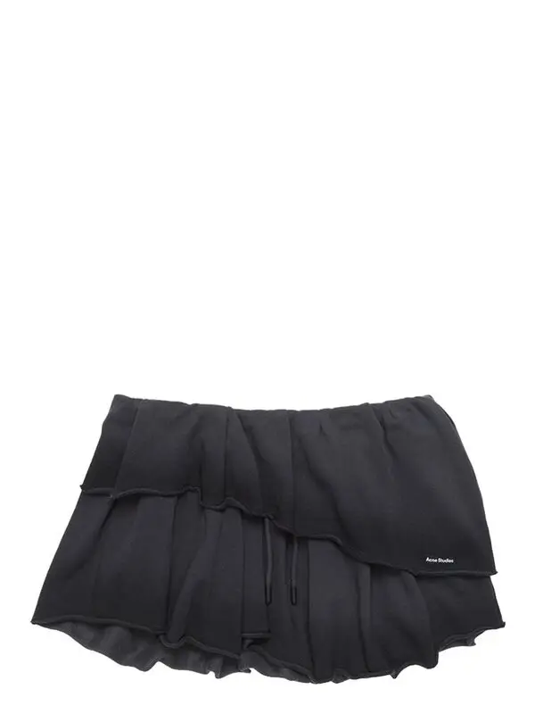 Acne Studios Fleece Mini Skirt - Navy