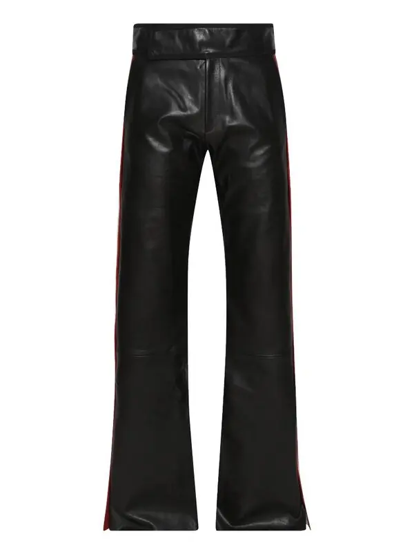 MARKING DISTANCE Easy Rider Leather Pants - Black