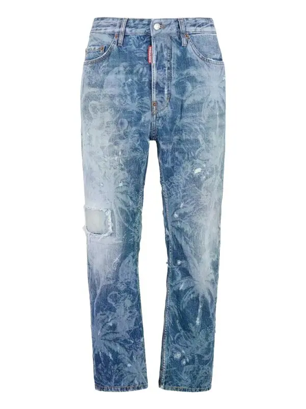 Dsquared2 Light L.a. Wash Bro Jeans - Blue