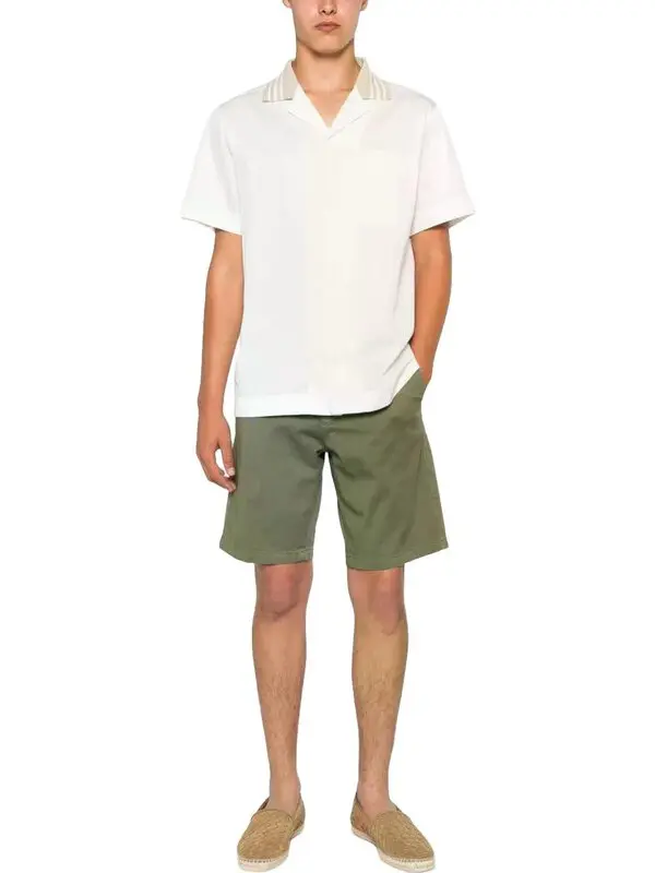 ROY ROGER'S Twill Weave Shorts - Green