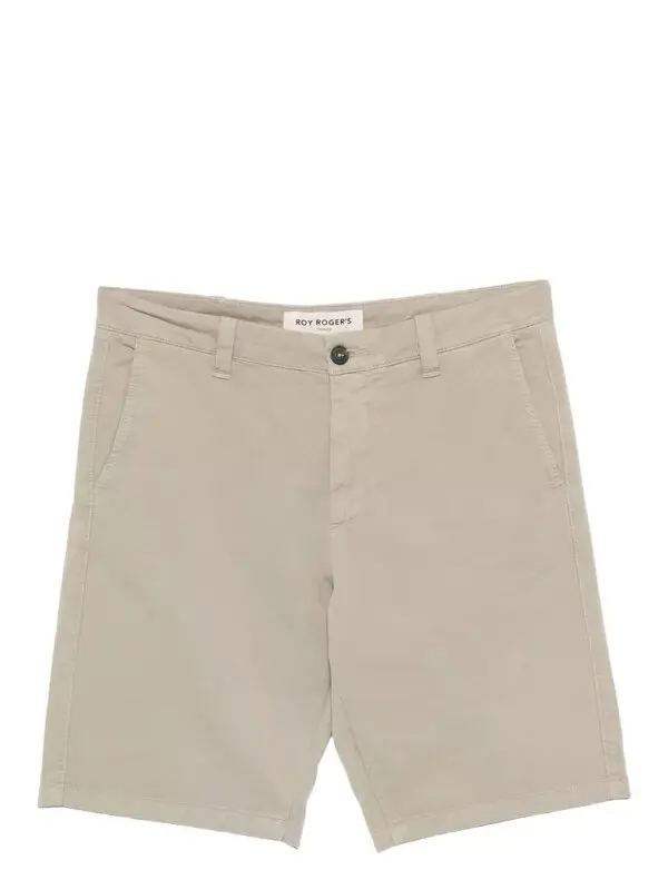 ROY ROGER'S Logo-patch Shorts - Brown