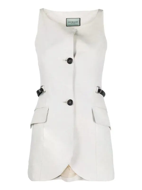 DURAZZI MILANO Sleeveless Waistcoat - Neutrals
