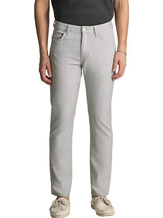 MAVI Marcus Slim Straight Leg Pants - Pewter Fancy