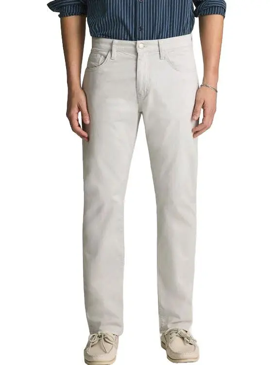MAVI Zach Straight Leg Twill Pants - Ice Chalk Twill