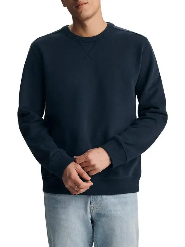 MAVI Crewneck Cotton Sweatshirt - Total Eclipse
