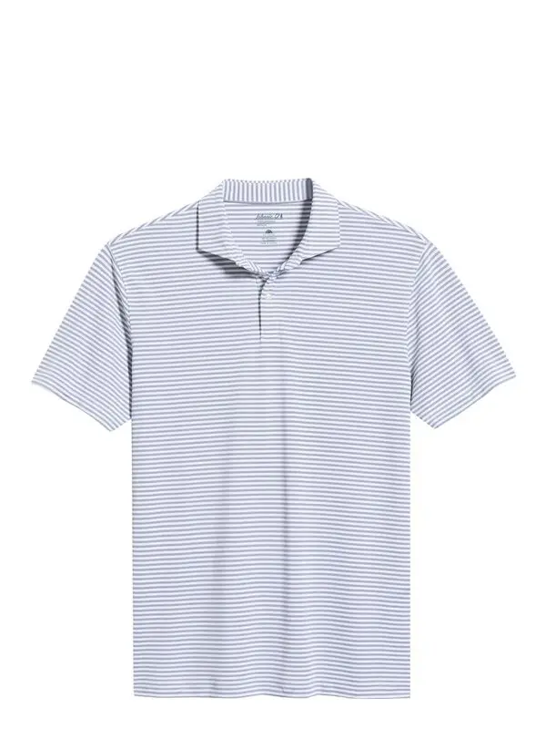 Johnnie-o Cruz Stripe Prep-formance Polo - Navy