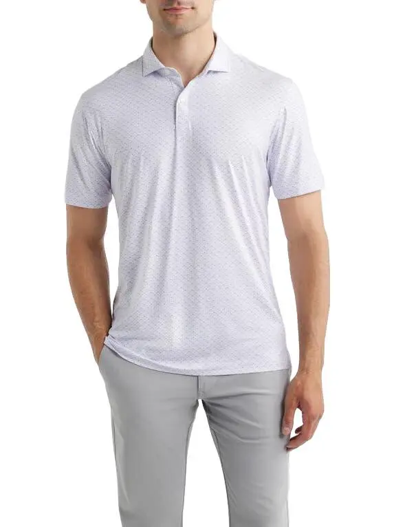 Johnnie-o Fall Flower Featherweight Performance Polo - Viola