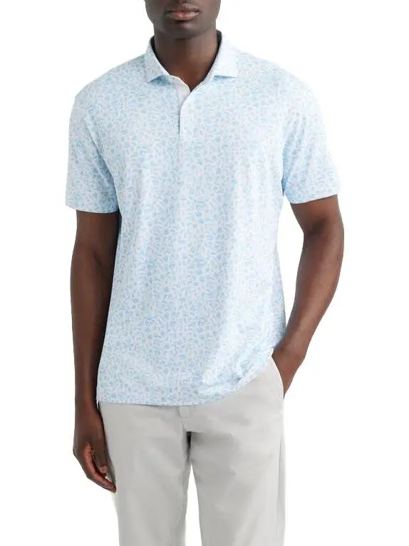 Johnnie-o Cabo Breaks Performabnce Jersey Polo - Maliblu