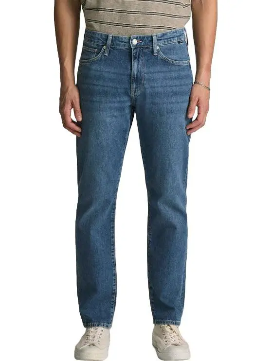 MAVI Zach Straight Leg Jeans - Mid Ocean Blue