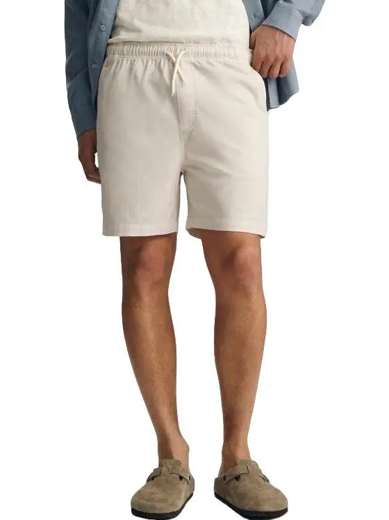 MAVI Woven Drawstring Shorts - Lunar Rock