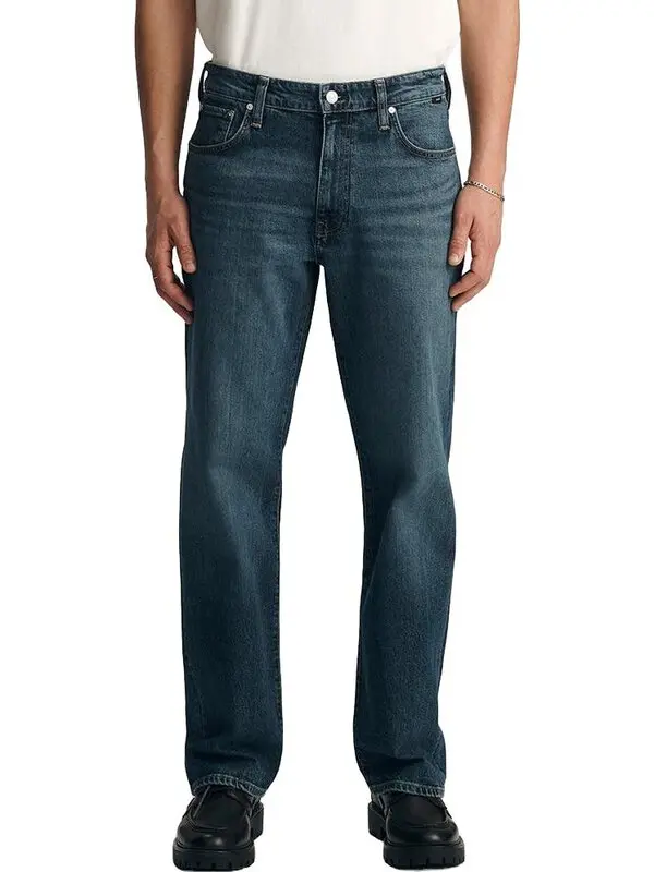 MAVI Marlon Relaxed Straight Leg Jeans - Dark Used Classic Blue