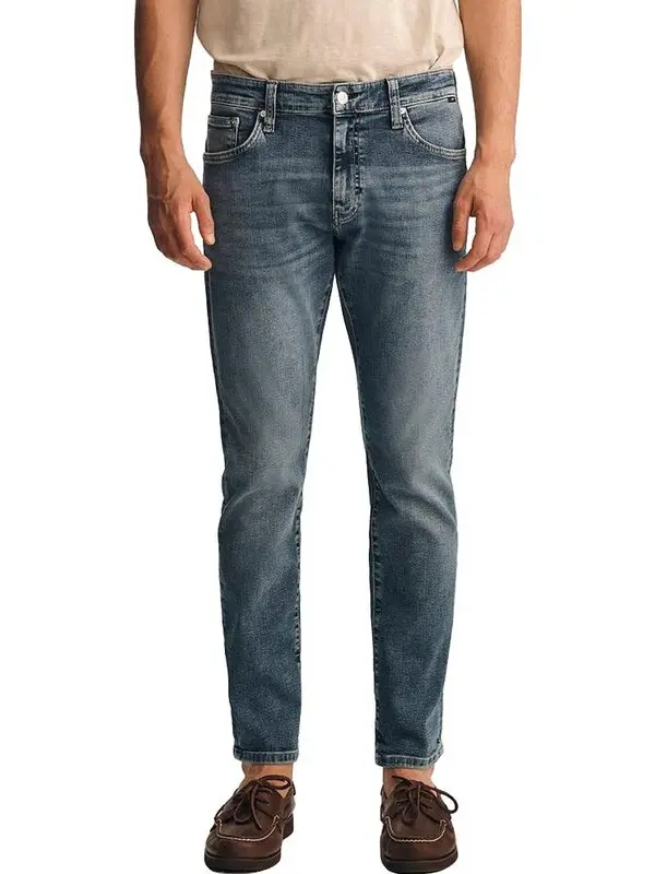 MAVI Jake Slim Fit Jeans - Dark Used Brushed