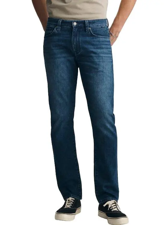MAVI Marcus Slim Straight Leg Jeans - Dark Air-lite