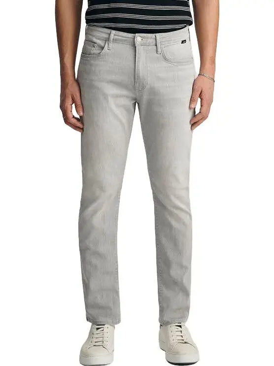 MAVI Marcus Slim Straight Leg Jeans - Ice Grey Feather Blu